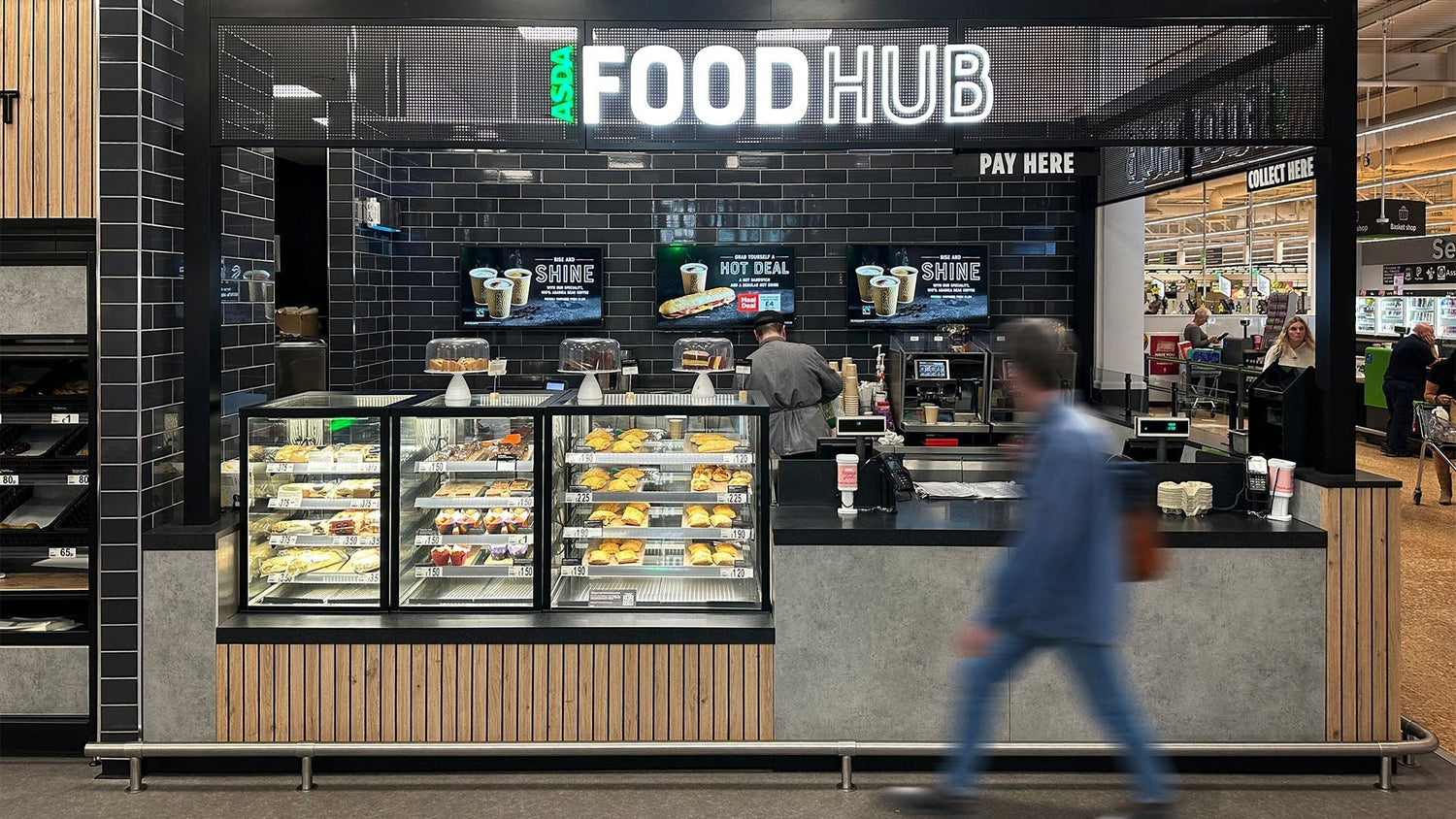 Cossiga NEXT GEN BTG cabinets for ASDA food-to-go